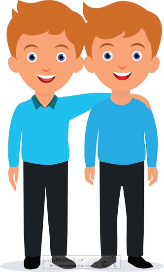 Twin Day At School Clipart