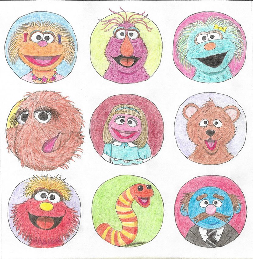 Sesame Street Characters Faces And Names