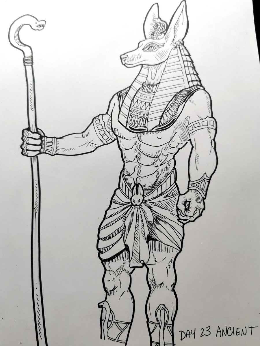 Seth Egyptian God Drawing