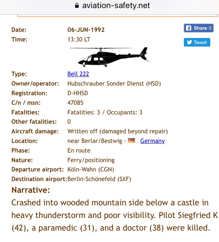 Airwolf Helicopter Crash