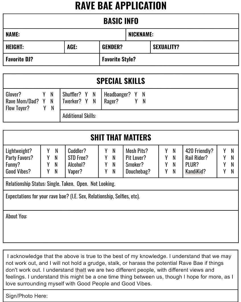Relationship Application Funny