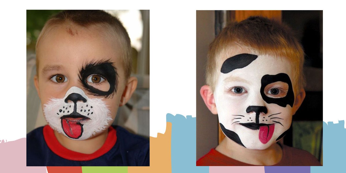 Dog Face Paint For Kids
