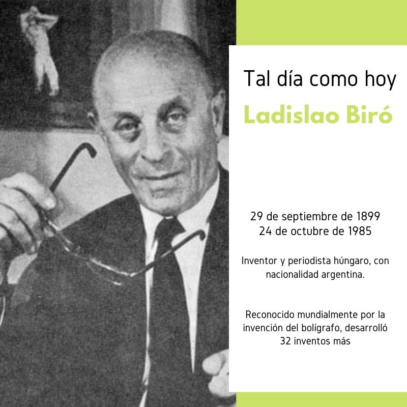 Ciencias Sociales Maldito perfil inventor del boligrafo argentino Mula ...