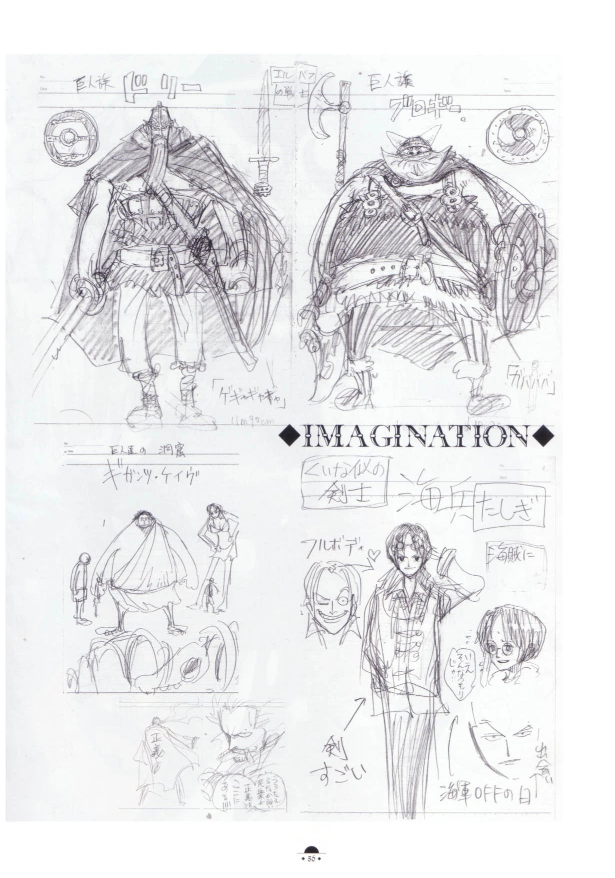 Eiichiro Oda Concept Sketches One Piece Remake Hypes Debut With Tons