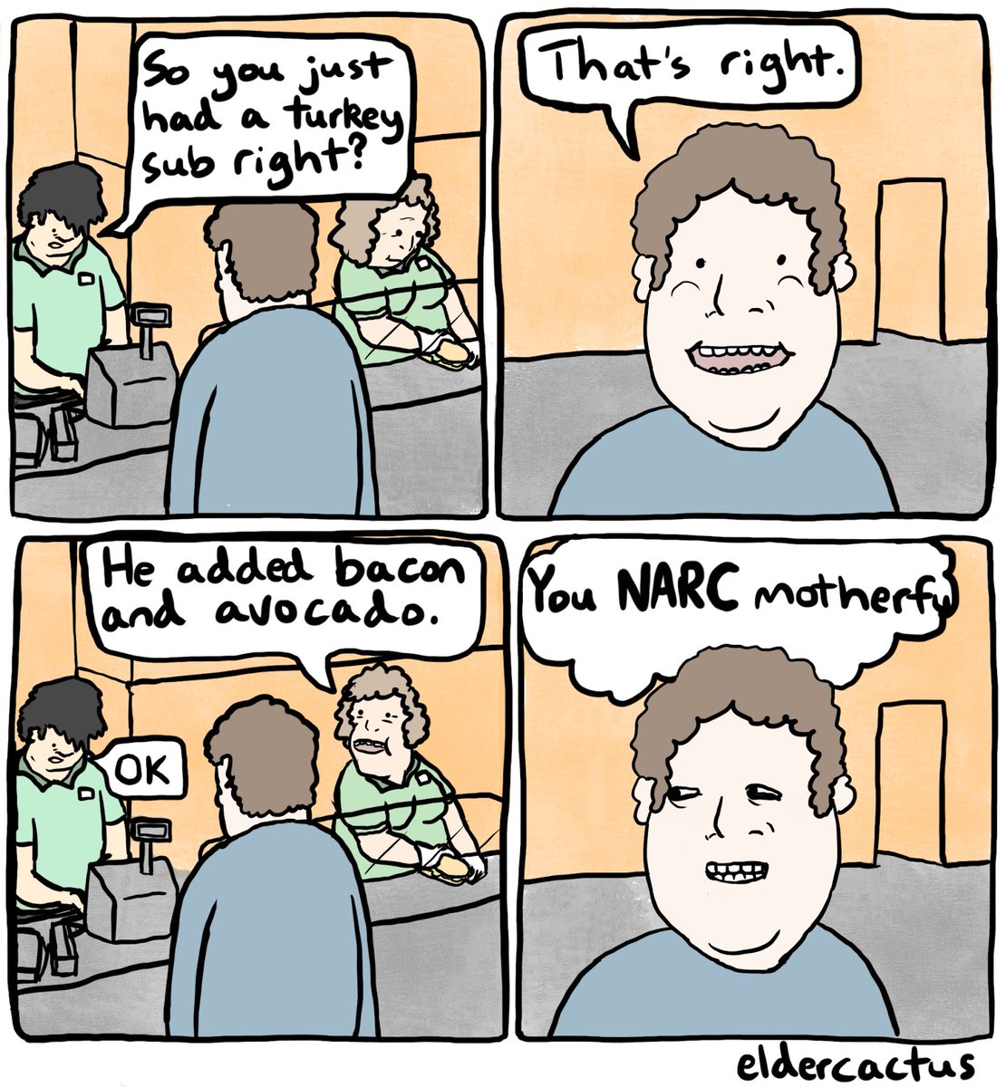 「Meeting Tony Lazuto pt. 1 」eldercactusの漫画