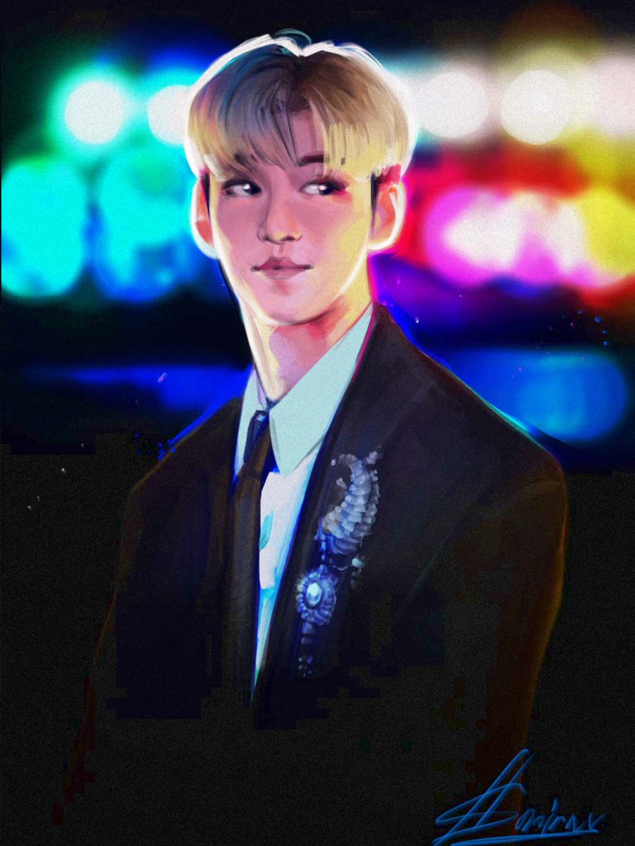 「#yunho #윤호 #ATEEZ #에이티즈 #MAMAVOTE morn」|Smirnyのイラスト