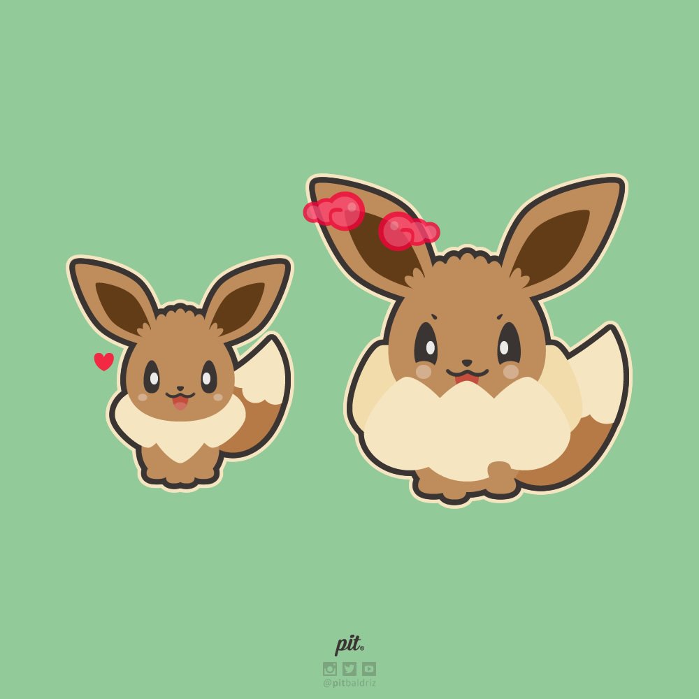 Cute Baby Eevee Evolutions