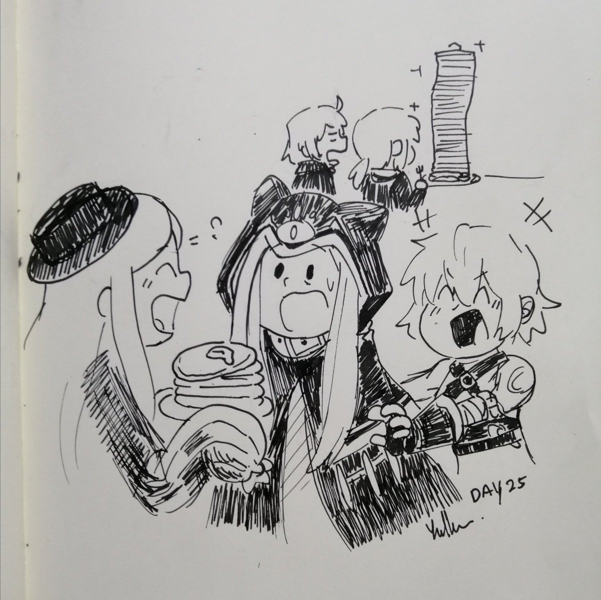 FGO「Day 25 #inktober #Inktober2019 #inktober」|Yeellow 💭 a bit busy atmの漫画