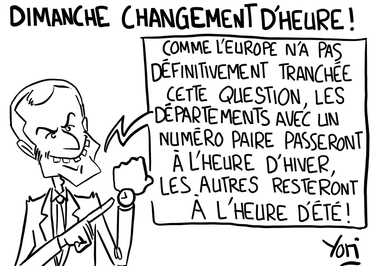 Dessin Humoristique Changement D Heure | Humourew