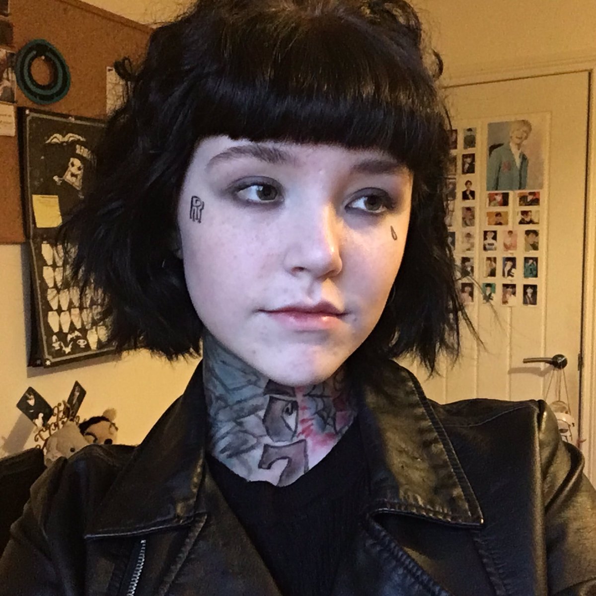 Ronnie Radke Neck Tattoos