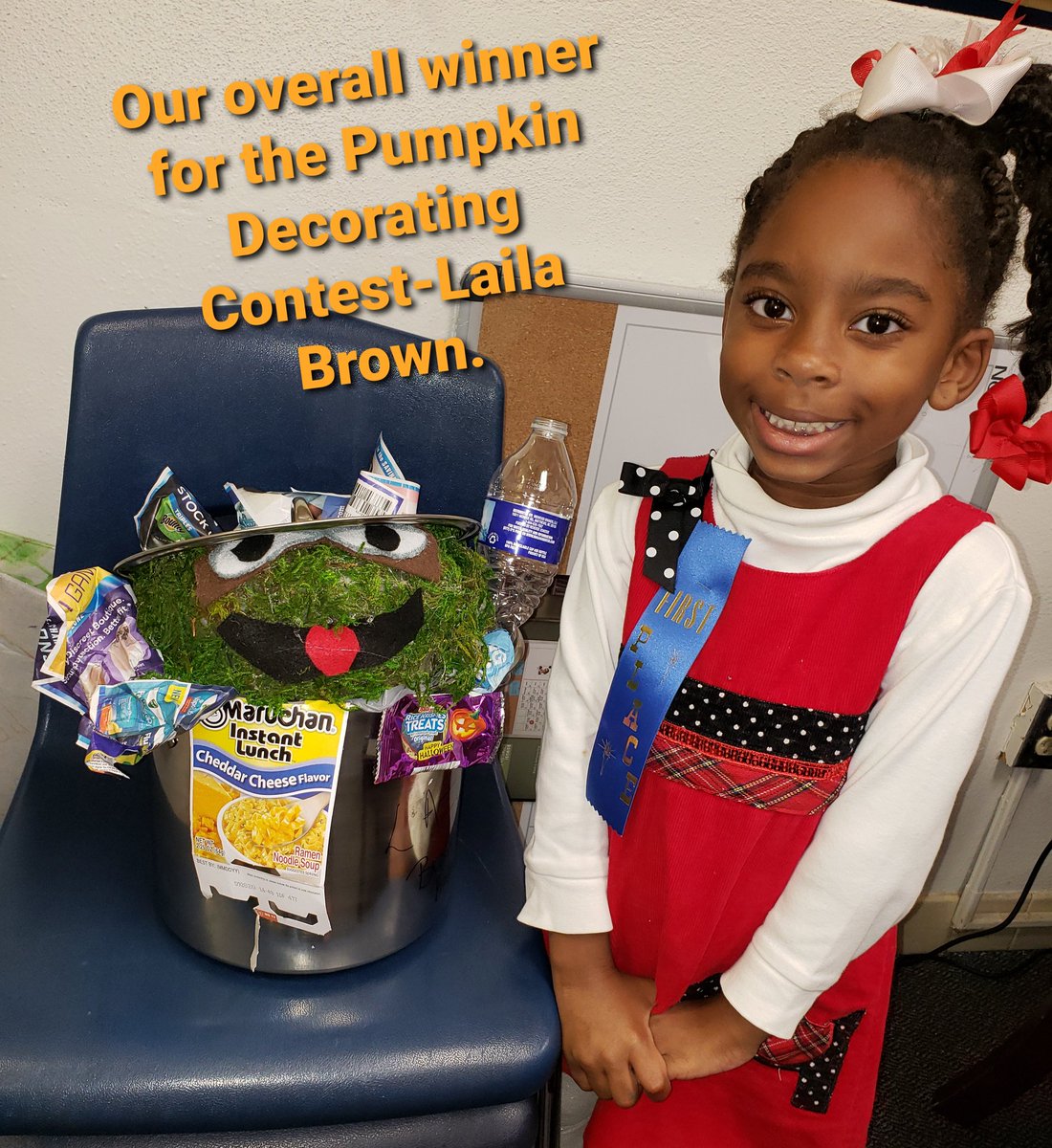Oscar The Grouch Pumpkin