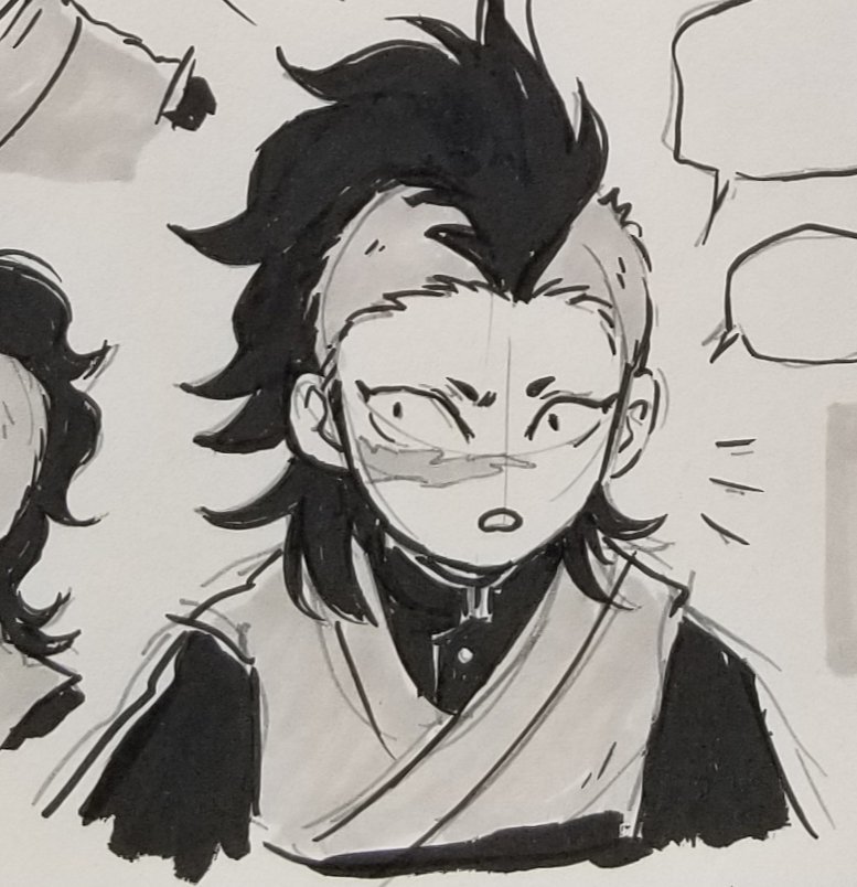 「KNY sketches #sketchbook #kimetsunoyaiba #DemonSlayer #fanar」PATUの漫画