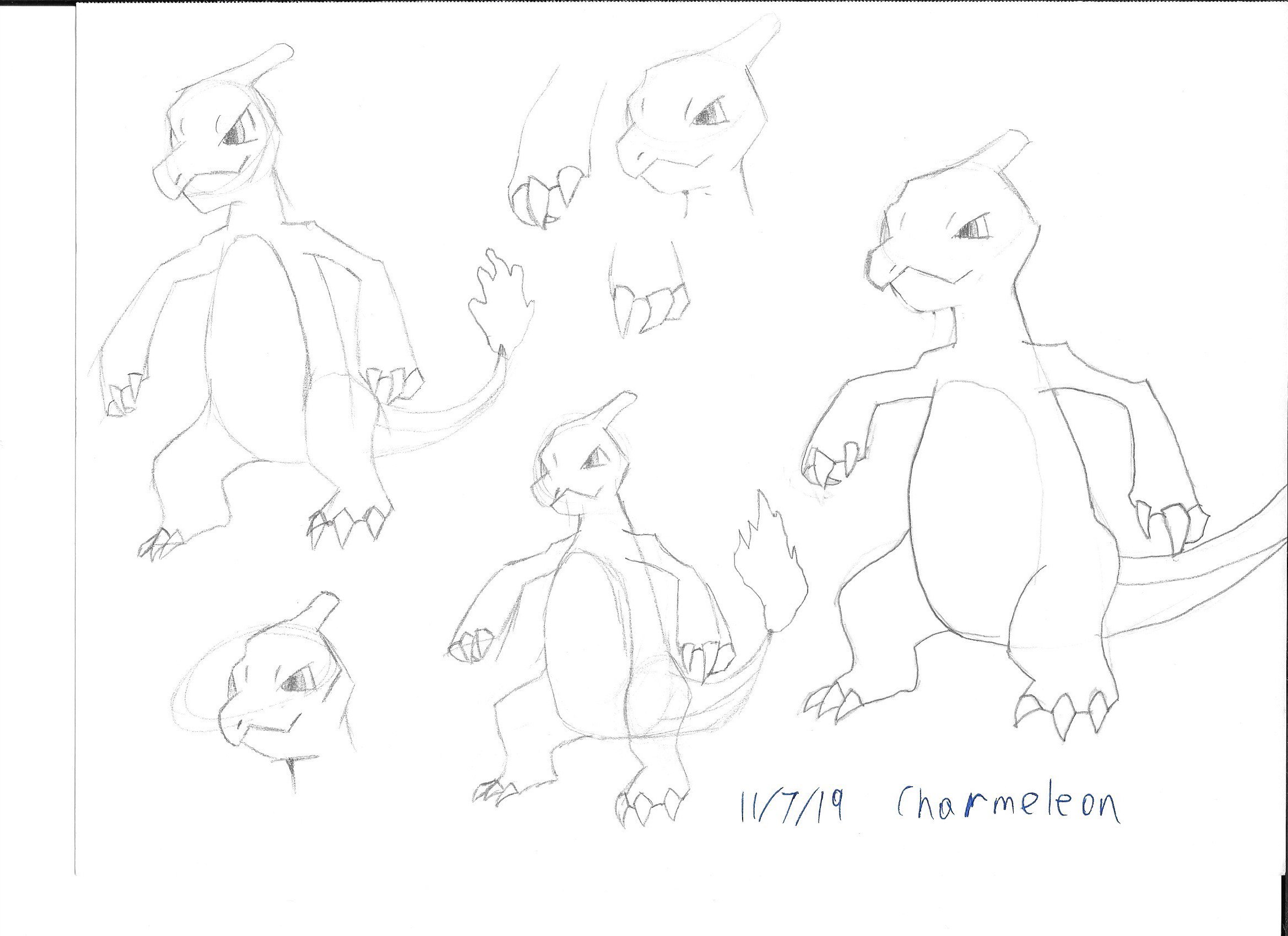How To Draw A Charmeleon