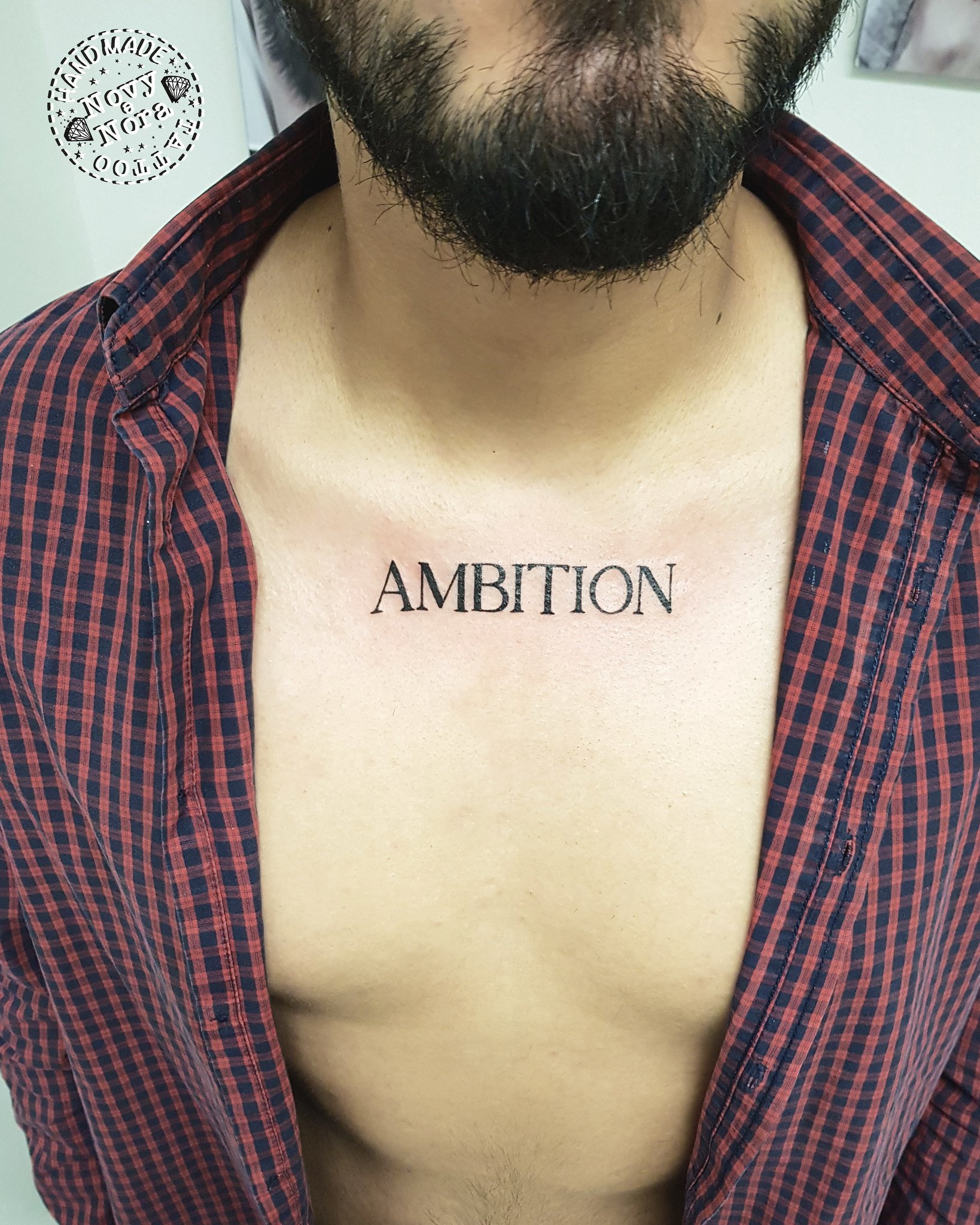 Ambition Chest Tattoo
