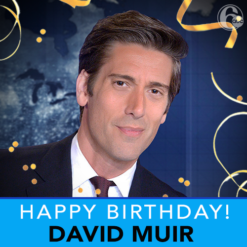 David Muir's Birthday Celebration | HappyBday.to