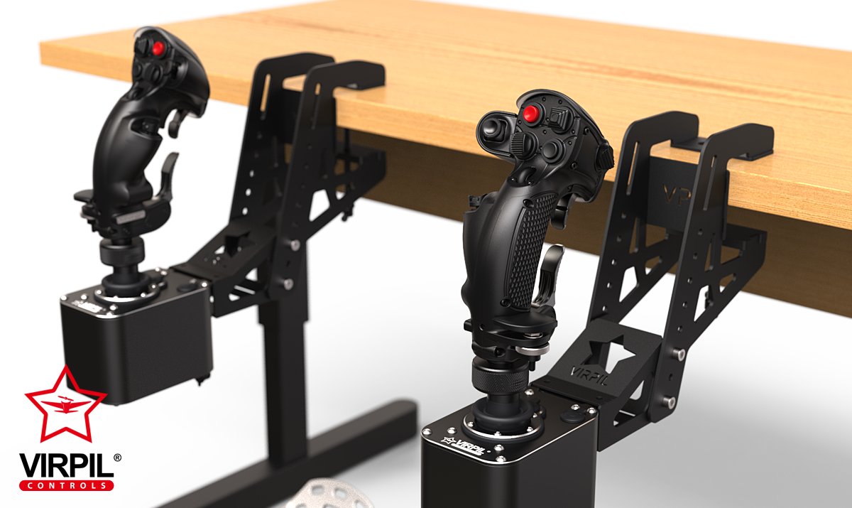 Logitech X56 stick vs. Virpil Constellation Alpha on WarBRD base ...