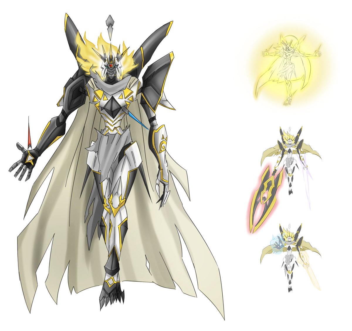 Alphamon And Omegamon