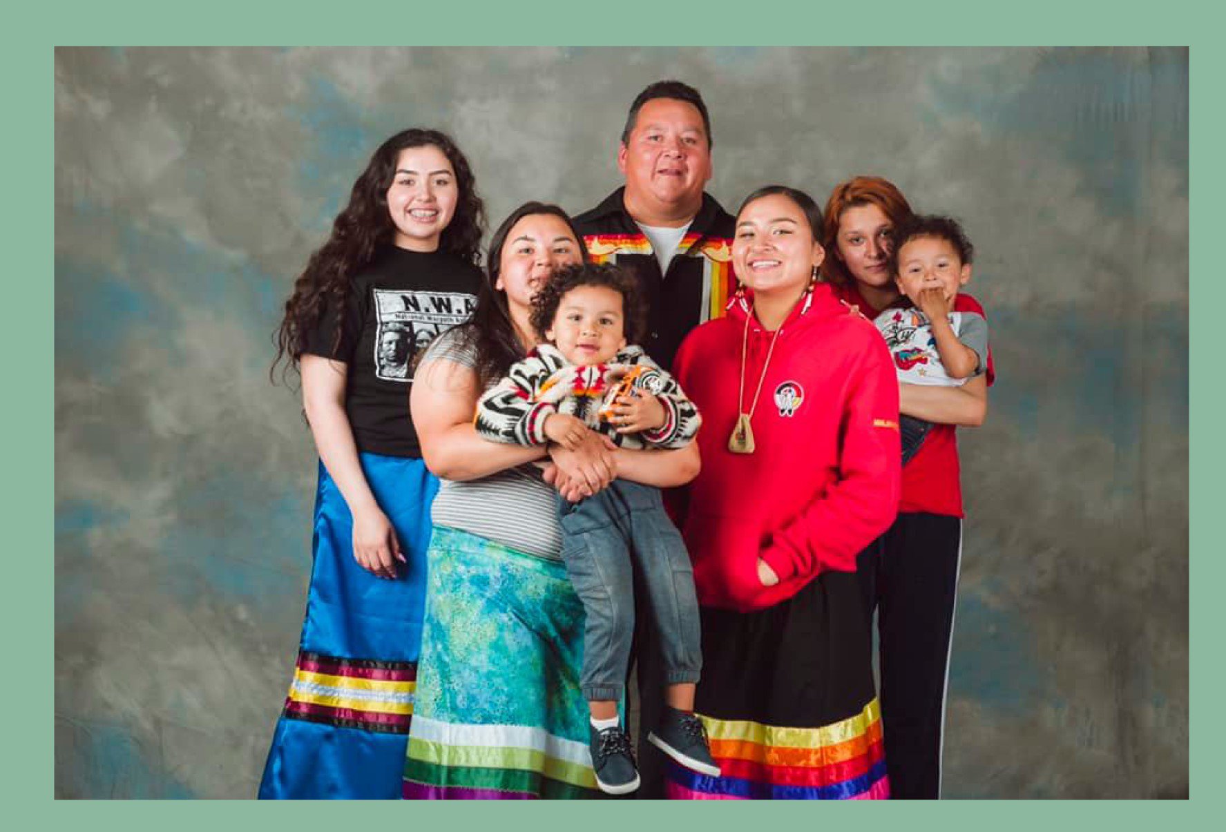 Native Indian Family