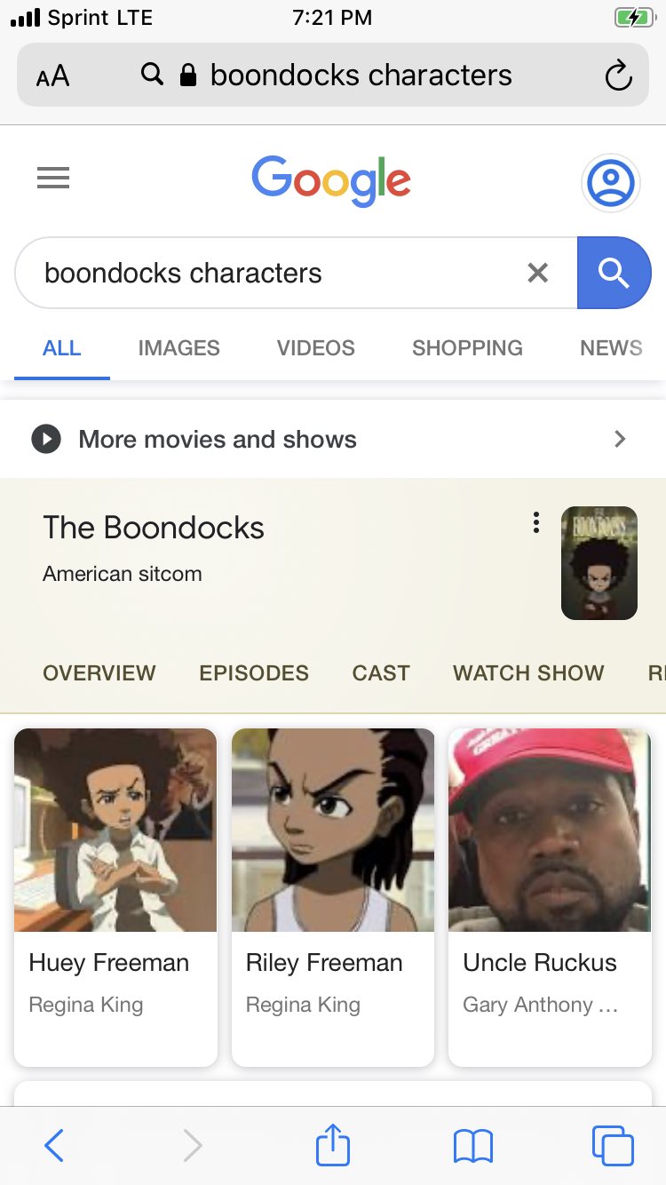 Boondocks Characters Pictures