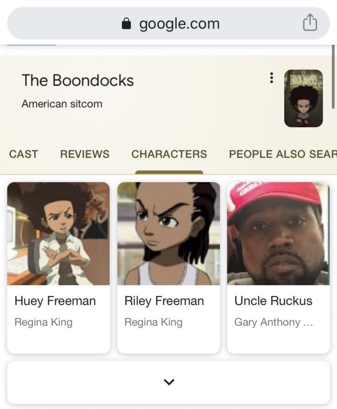 Boondocks Uncle Ruckus Meme