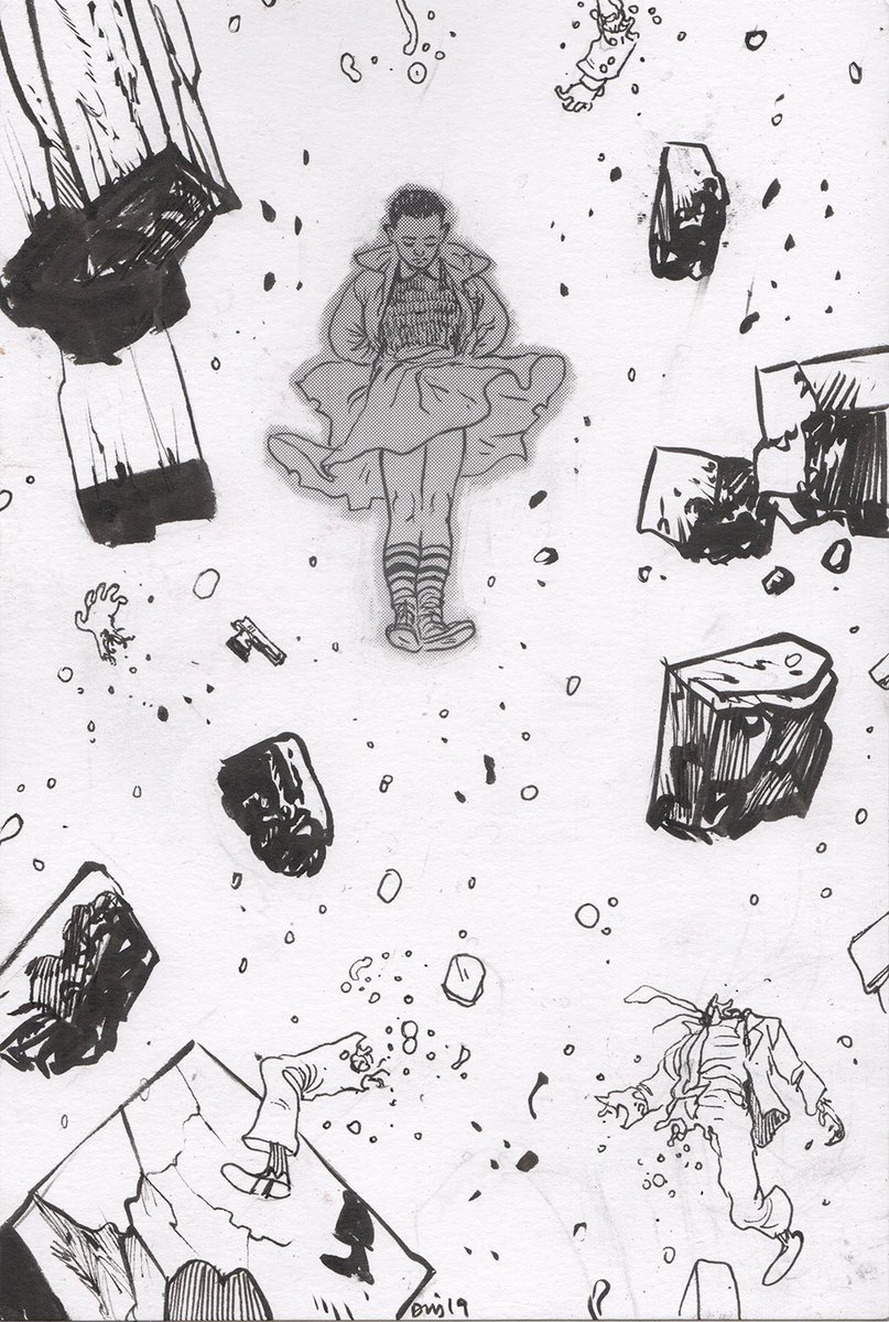 「Eleven from Stranger Things at #thoughtbubble 」Daniel Warren Johnsonの漫画