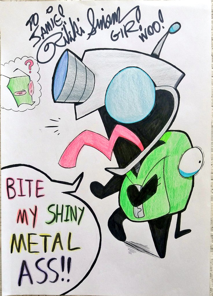 Invader Zim Gir Piggy Quotes