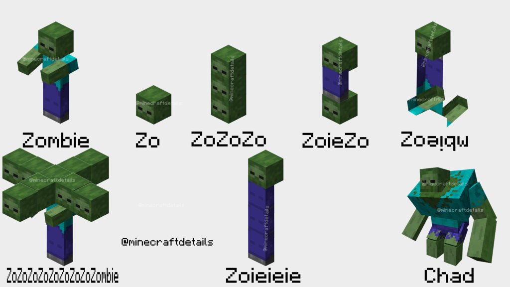 Minecraft Zombie Meme