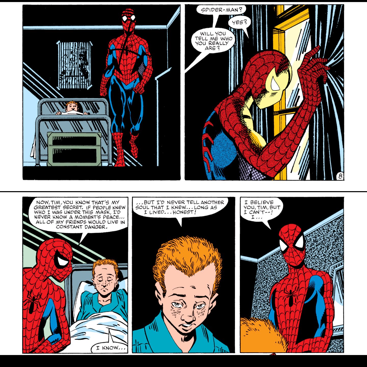 Peter Parker Crying Comic