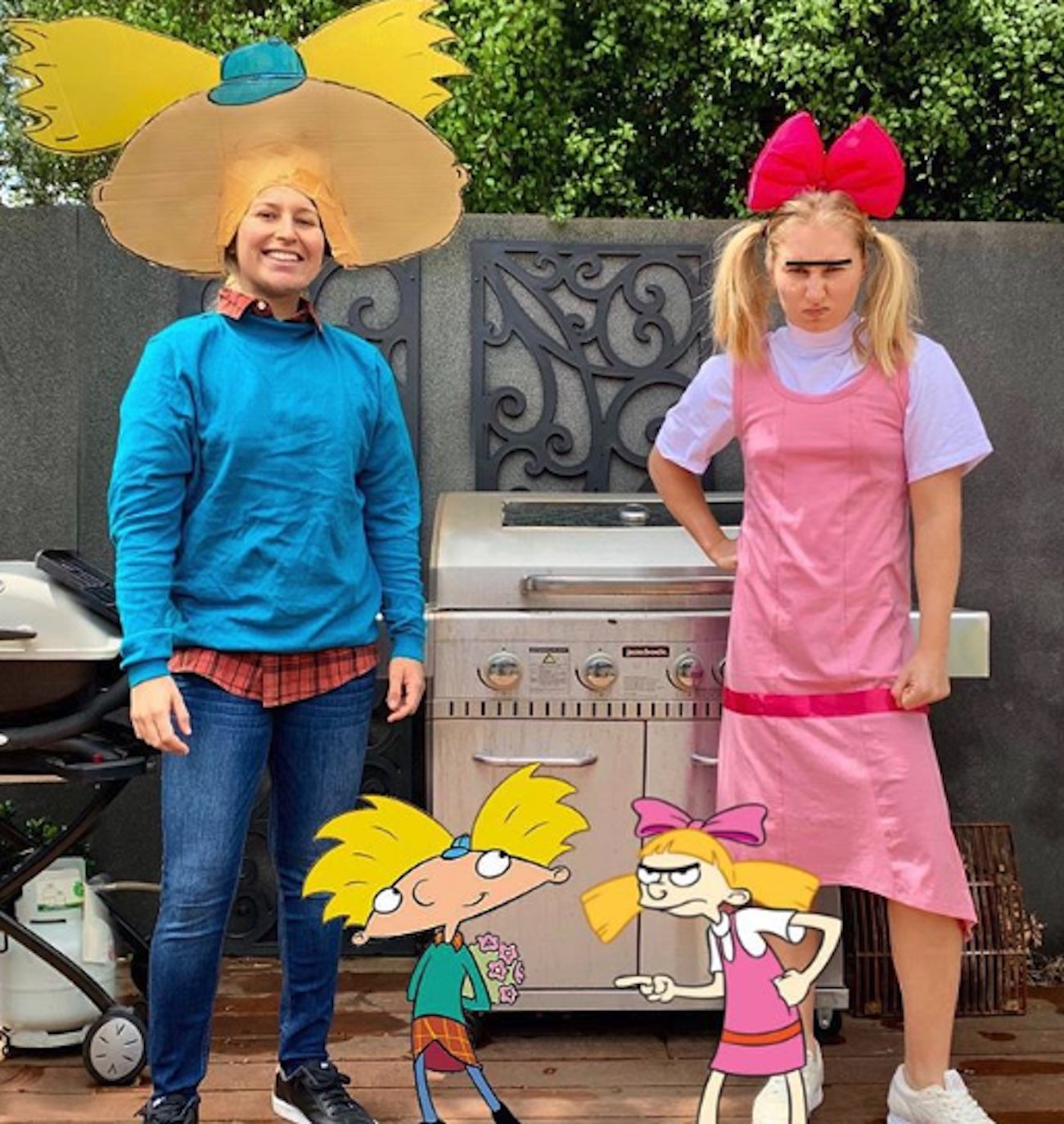 Hey Arnold Costume Arnold, Helga, & Gerald Look Kind Of Different In