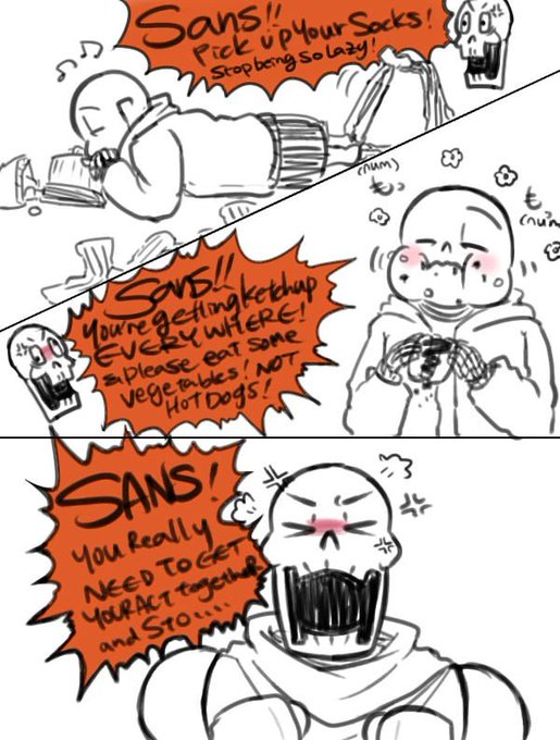 old doodle comic ut!sans & ut!pa.. | Seto Gin さんのマンガ | ツイコミ(仮)