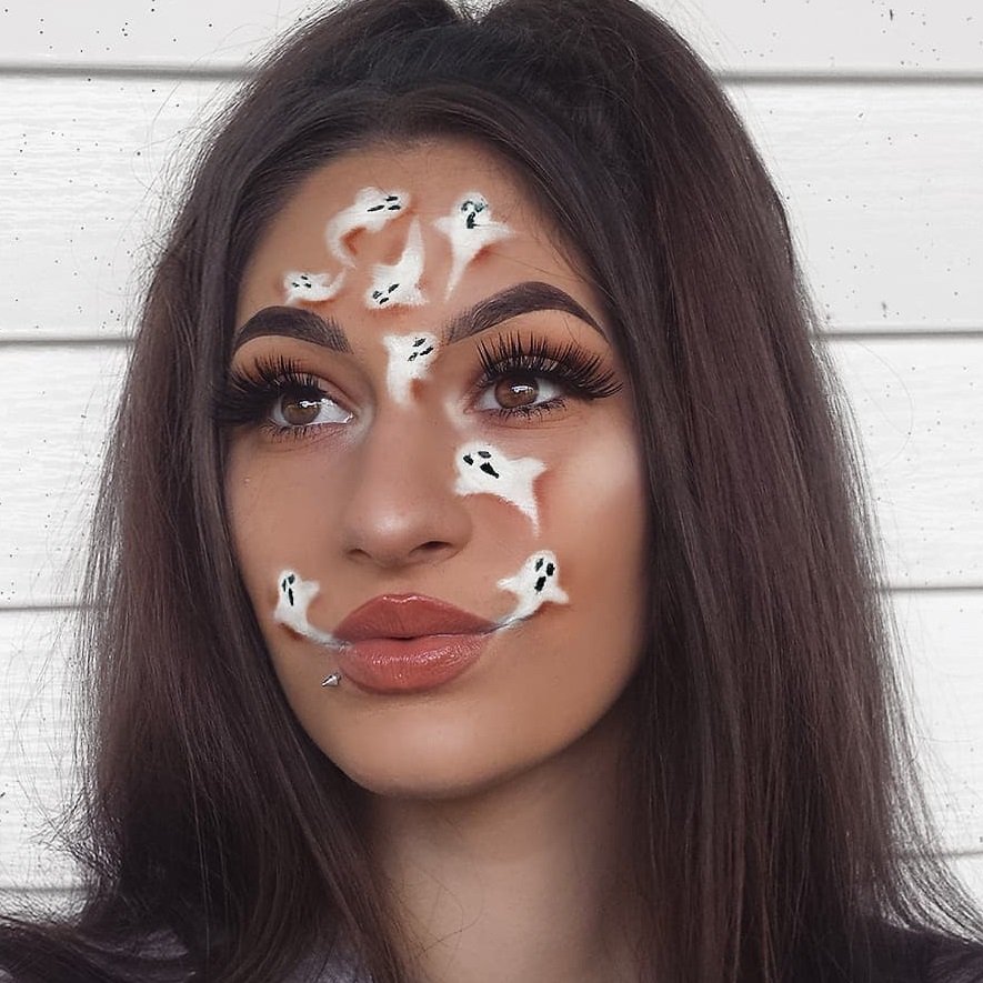 Cute Ghost Makeup