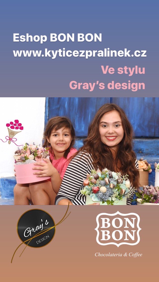 BON BON on Twitter: "BON BON ve spojení s atelierem GRAY’S design nabízí květinové elegantní ...