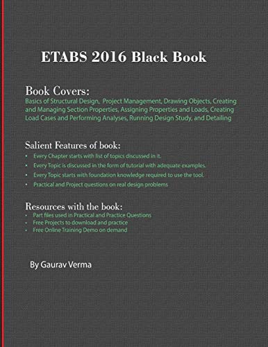 DOWNLOAD FREE [PDF] ETABS 2016 Black Book by Gaurav Verma / Twitter