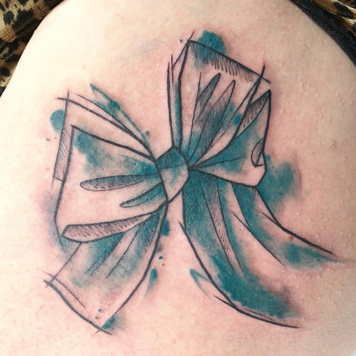 Ribbon Bow Tattoo Drawings