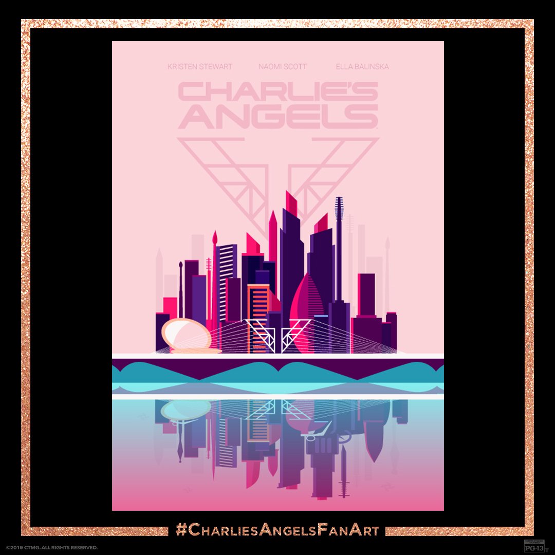 CHARLIE'S ANGELS IMAX Poster Released As Kristen Stewart, Naomi Scott ...