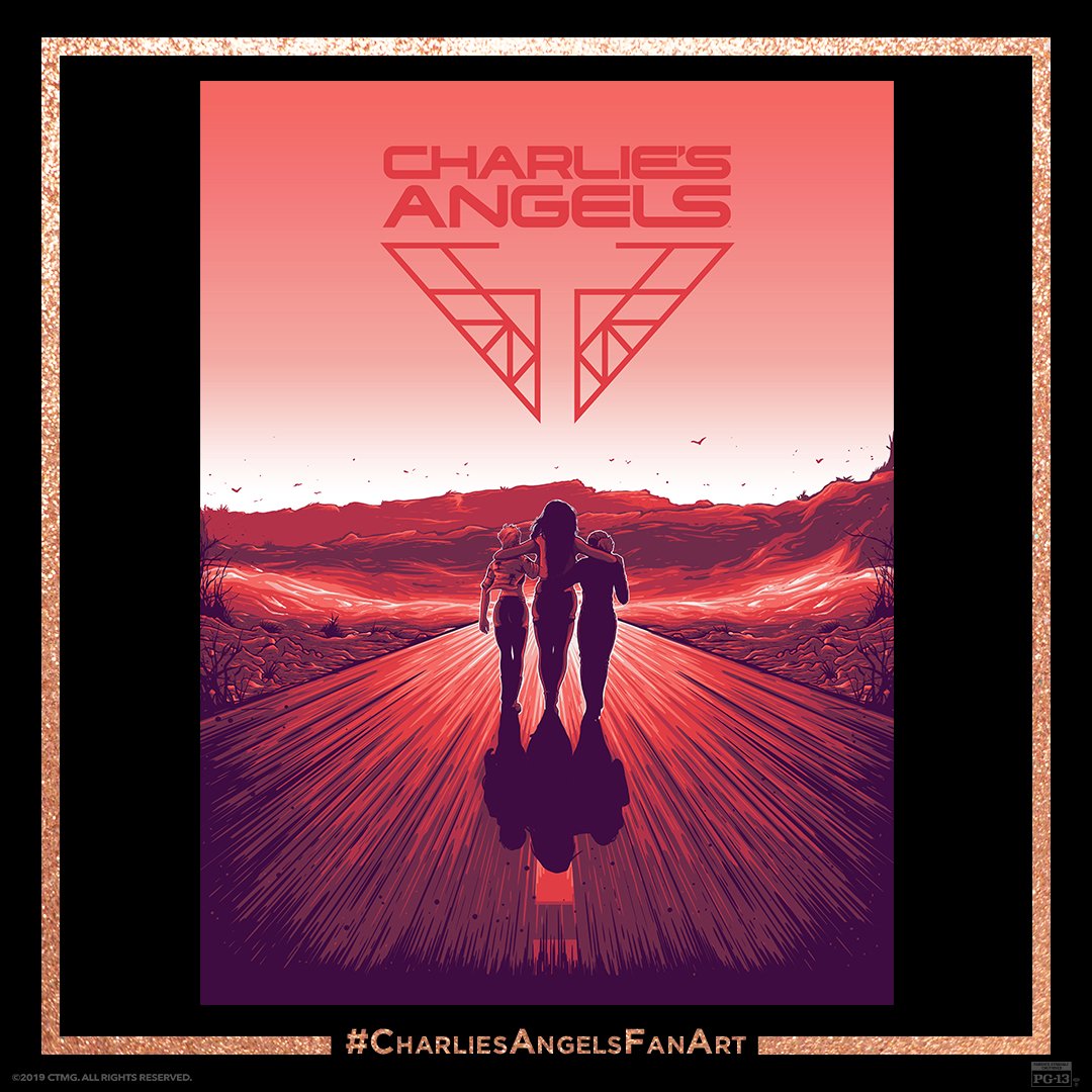 CHARLIE'S ANGELS IMAX Poster Released As Kristen Stewart, Naomi Scott ...