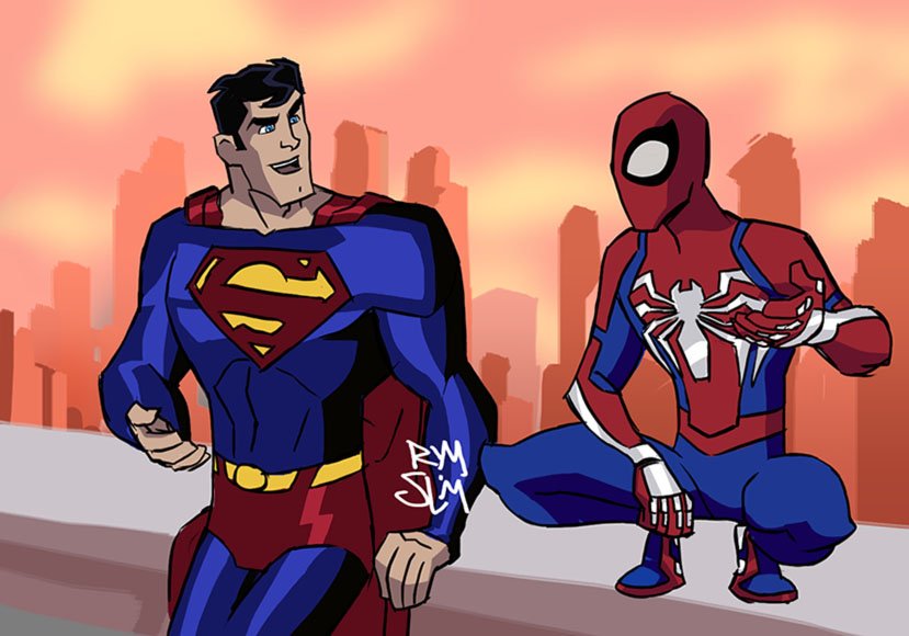 Superman And Spiderman