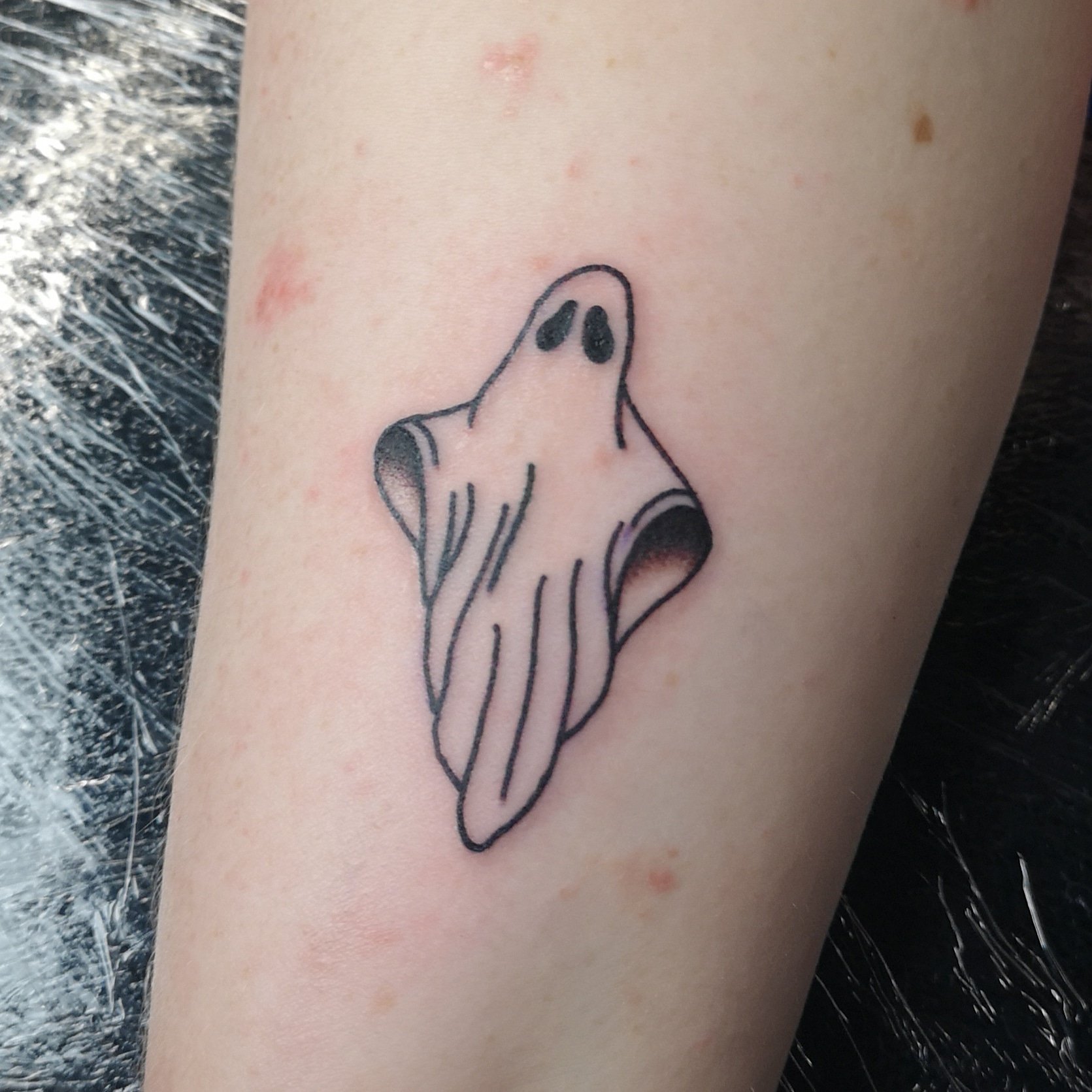 Simple Ghost Tattoo