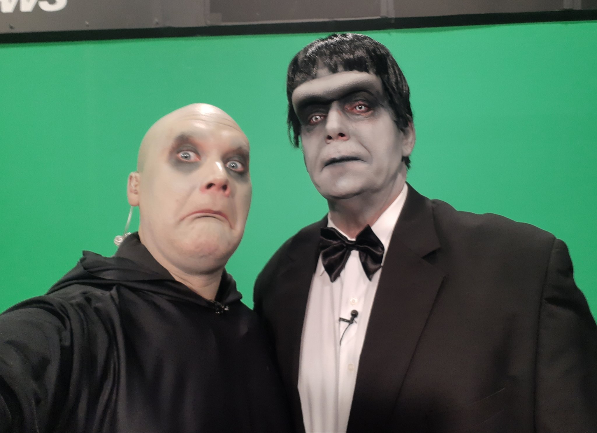 Uncle Fester And Lurch Vintage Remco Filmway TV Prod Addams Family