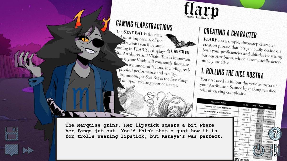 Vriska Sprite Sheet