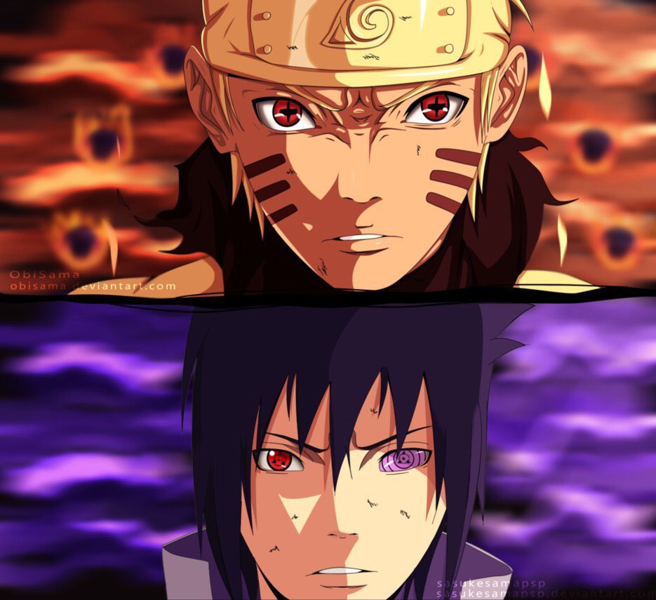 Naruto 9 Tails Form Vs Sasuke