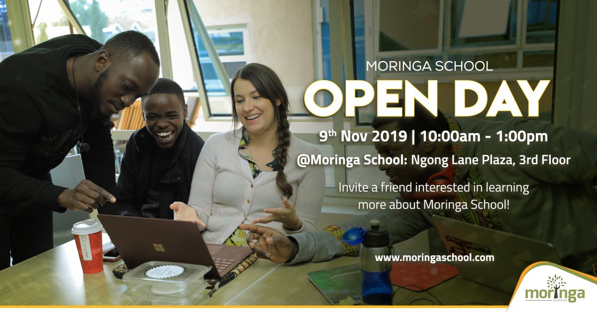 Moringa School on Twitter: "We'd like to take this opportunity to invite you for our next Open ...