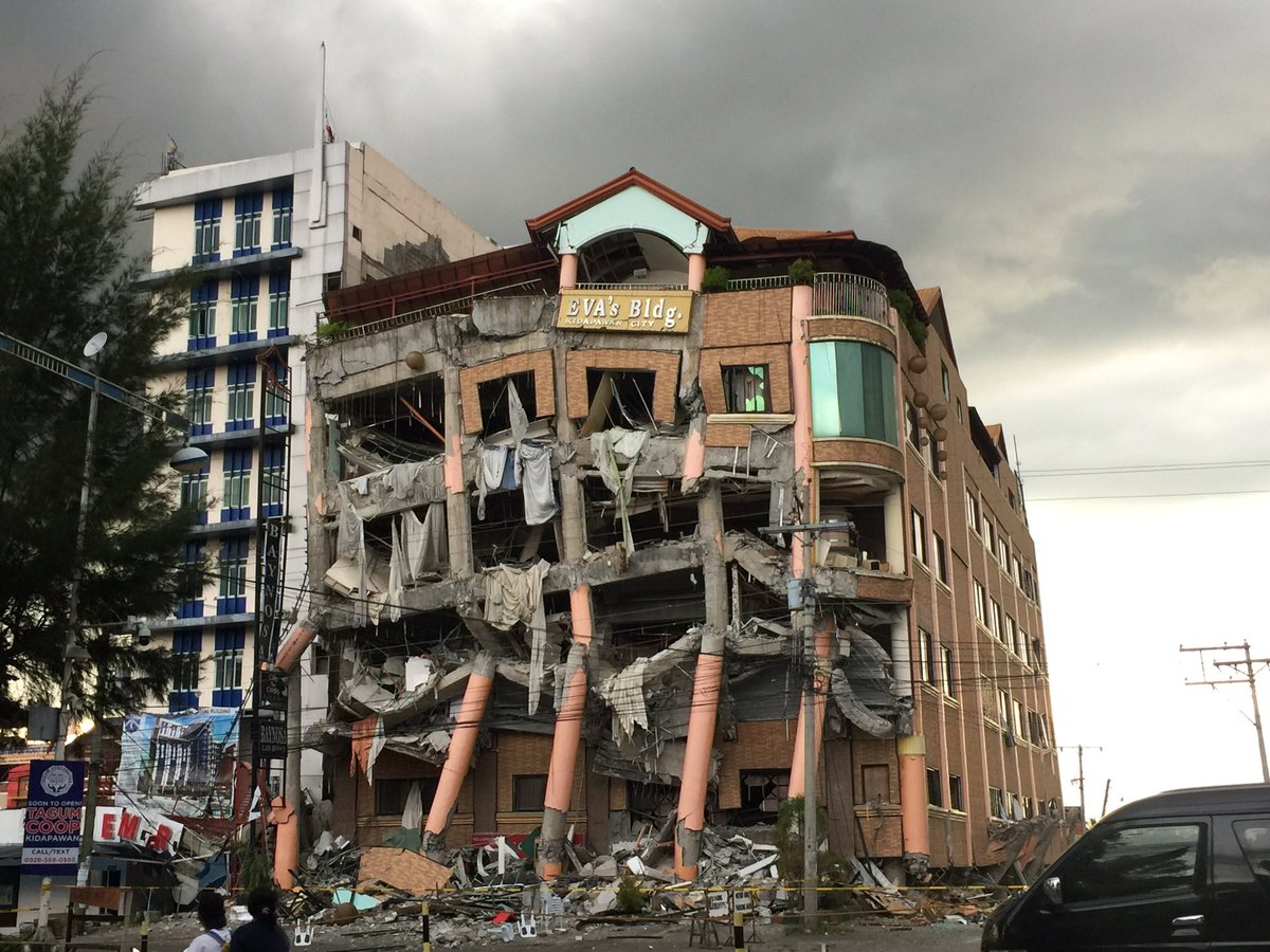 The road in front of Eva’s Hotel in Kidapawan City has already been ...