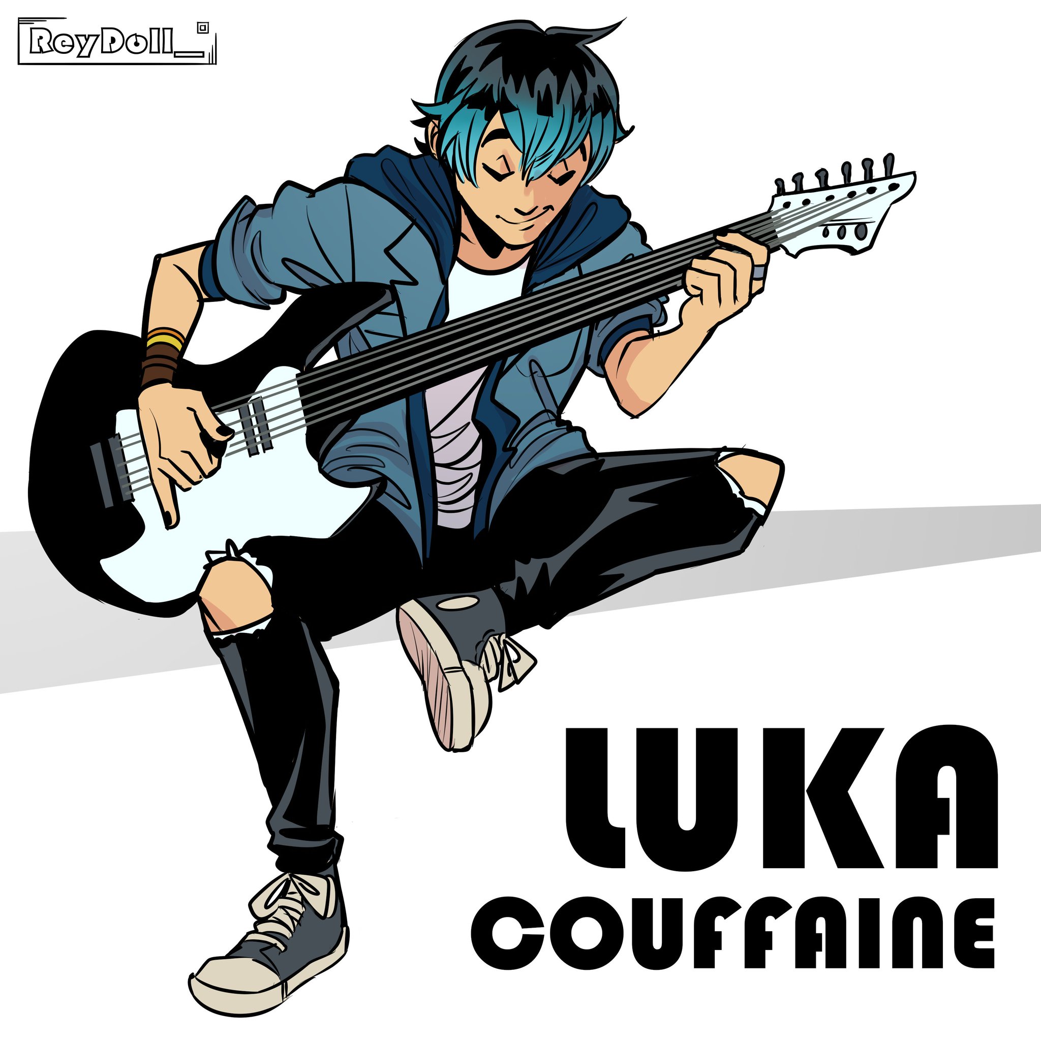 Art Commissions OPEN | Al. or Raihan on Twitter: "Luka playin that guitar of his # ...