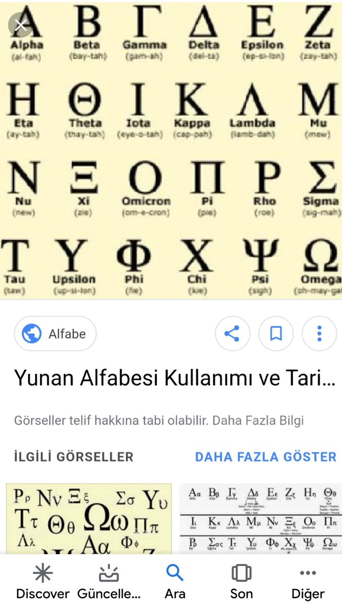 Rus Alfabesi Harfleri