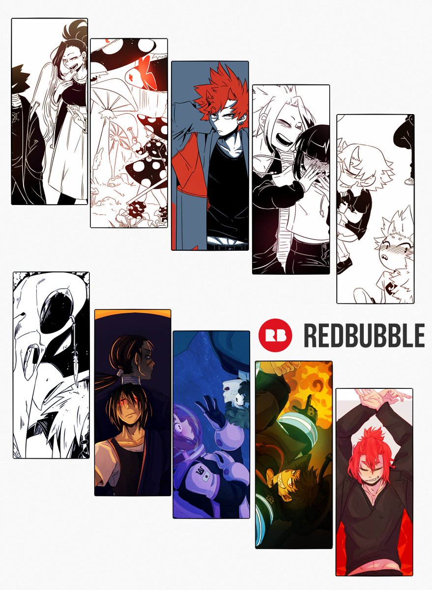 Added some October drawings to my redbubble! And a couple o」Franの漫画