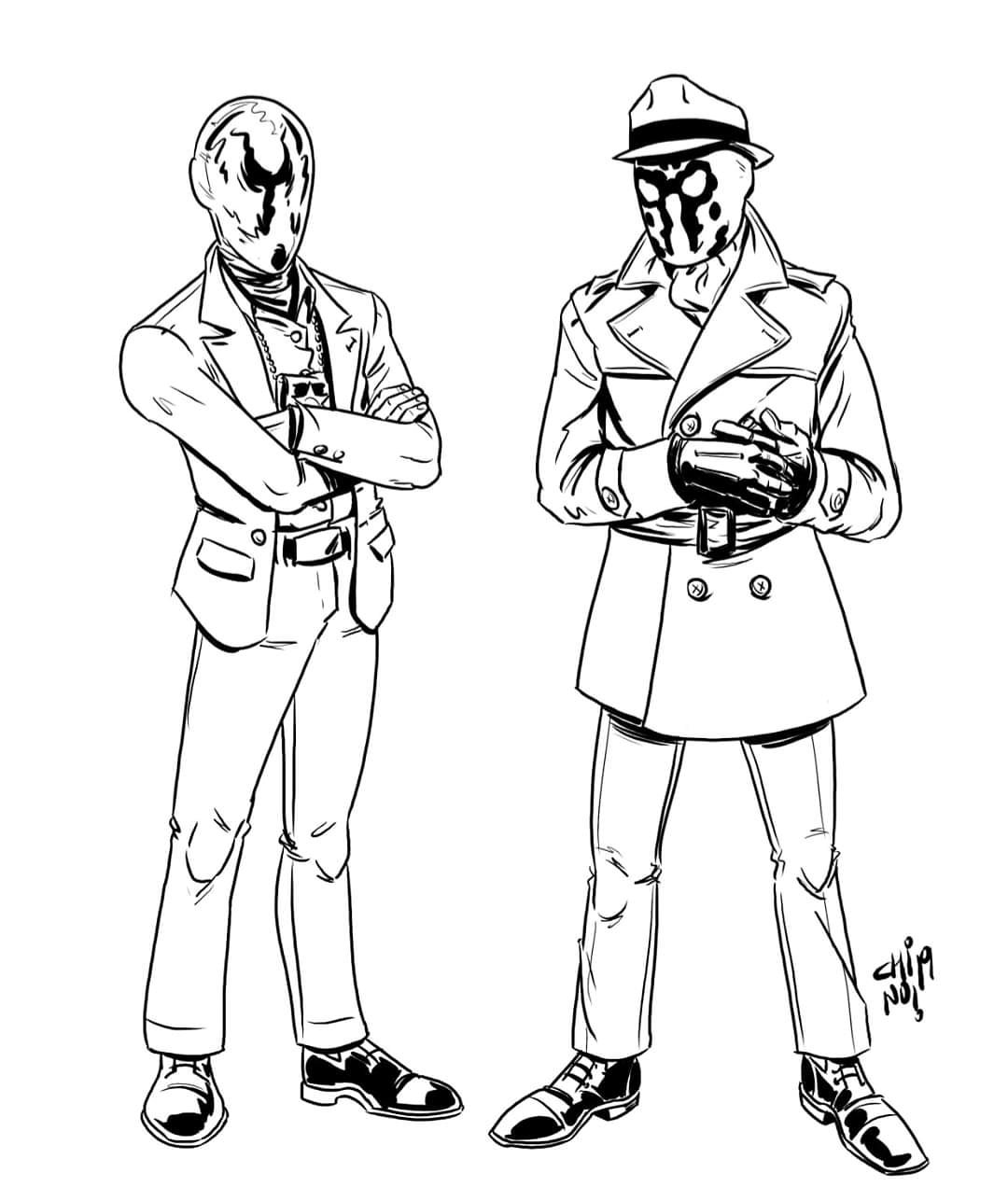 Watchmen Coloring Pages