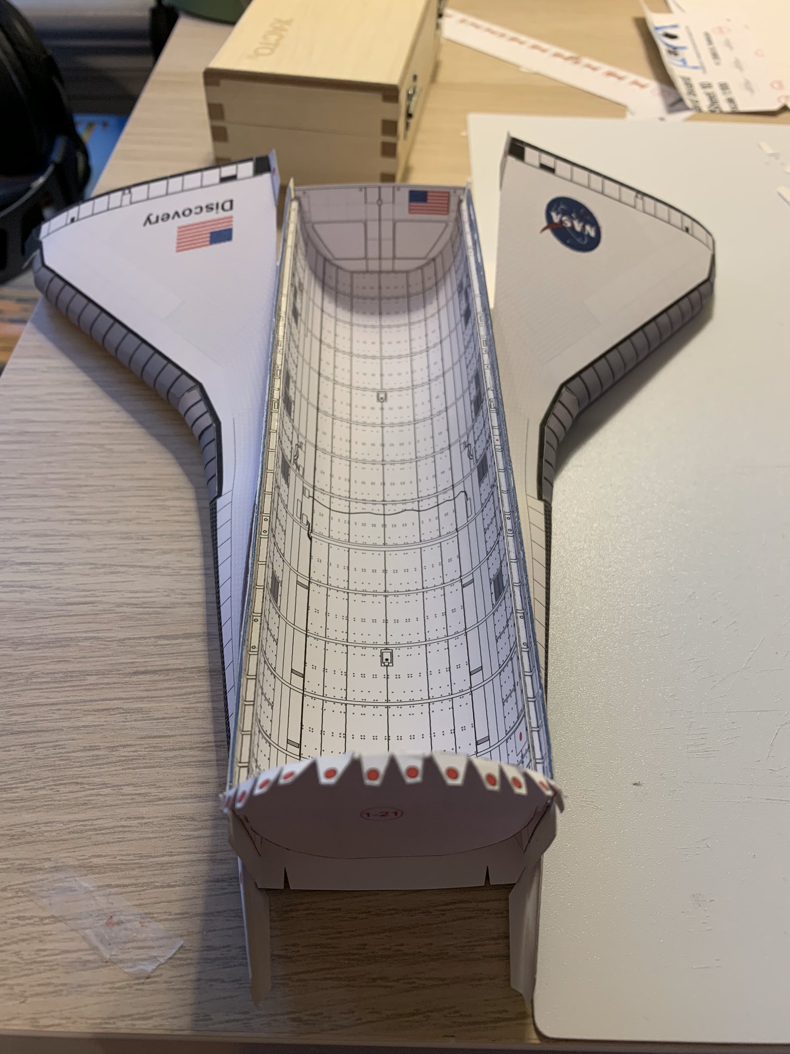 Space Shuttle Paper Model Print Out