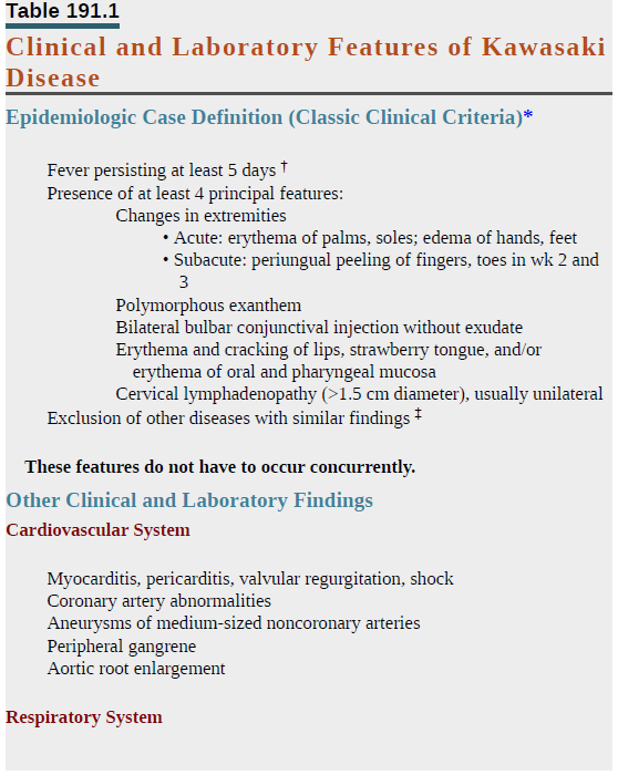 Limbic Sparing Kawasaki