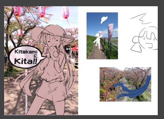 「亜利沙お誕生日おめでとう!!!!! Isf向けの色紙ですよ( *'꒳`* ) 」Qs11_新刊通販中(＊´v`＊)ノ ＜ *ﾟの漫画